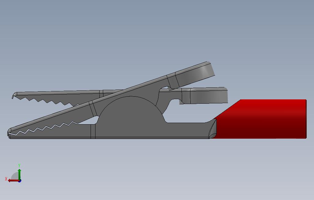 鳄鱼夹solidworks 2012模型图纸免费下载 懒石网
