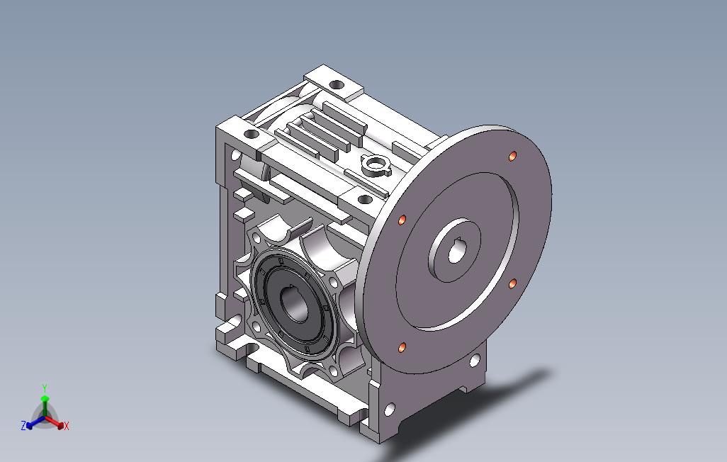 Rv系列减速机solidworks 2012模型图纸免费下载 懒石网