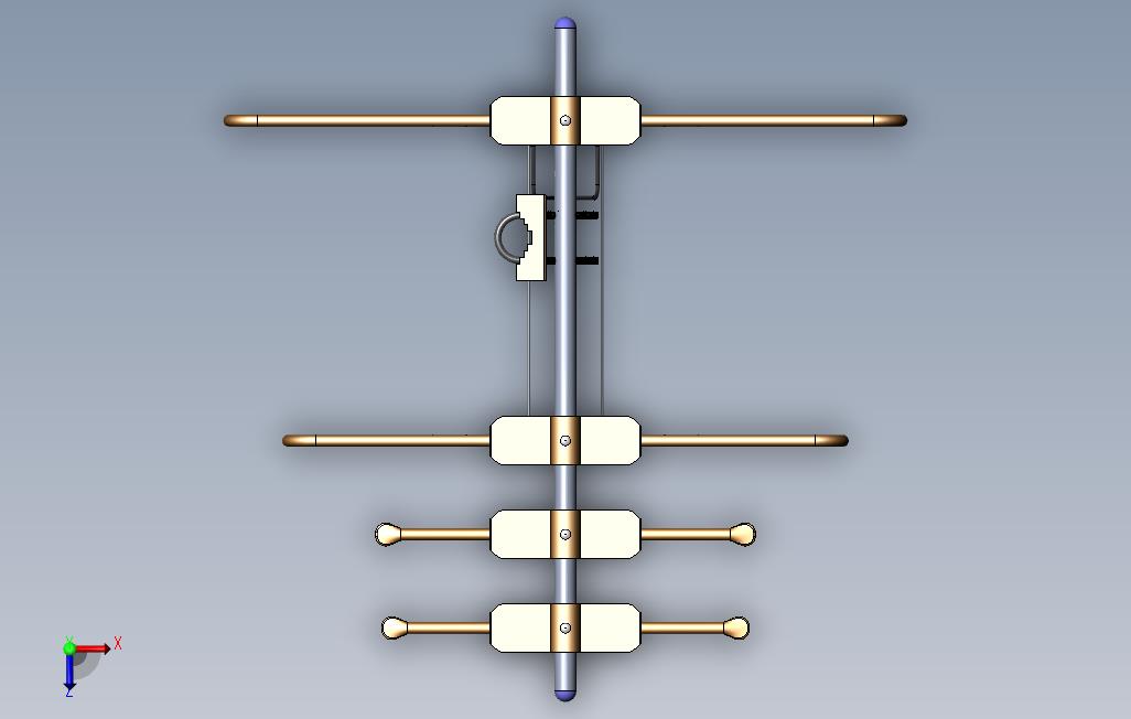 高频和超高频天线solidworks 2007模型图纸免费下载 懒石网