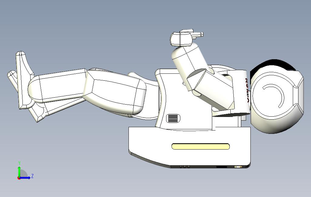 ASIMO机器人_STEP_模型图纸免费下载 – 懒石网