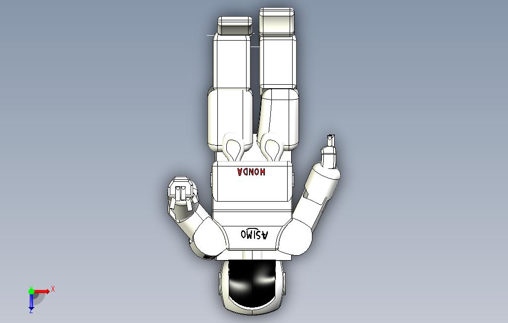 ASIMO机器人_STEP_模型图纸免费下载 – 懒石网