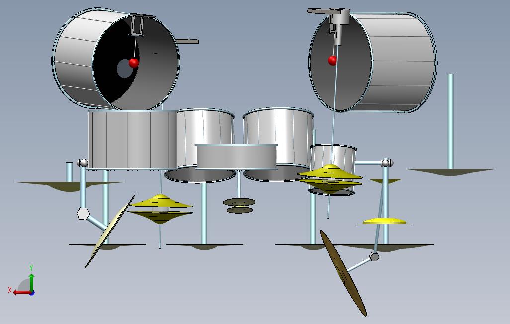 Solidworks挖掘机后部solidworks 2010模型图纸免费下载 懒石网