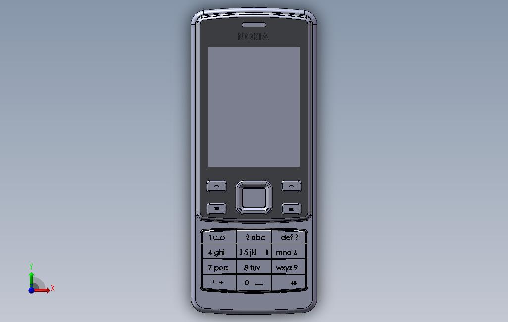 solidworks诺基亚63手机模型_SOLIDWORKS 2007_模型图纸免费下载 – 懒石网
