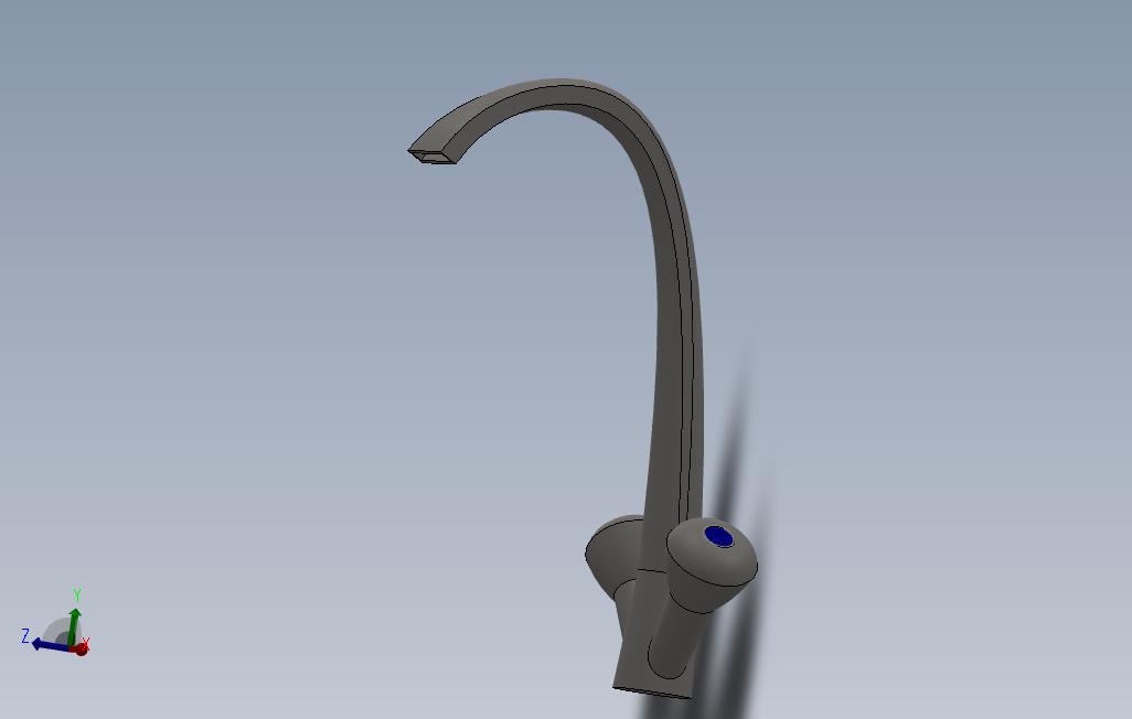冷热水龙头solidworks 2012模型图纸免费下载 懒石网