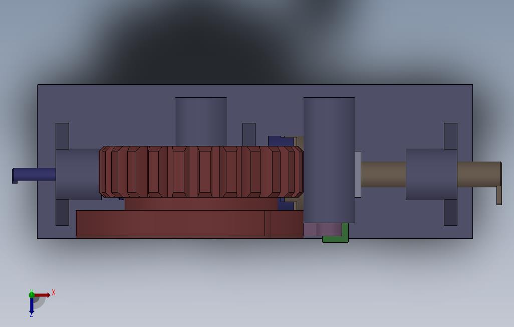 凸轮控制离合器间歇机构 Solidworks 2012 模型图纸免费下载 懒石网