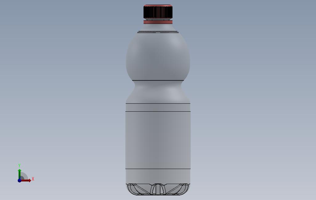 塑料水瓶solidworks 2011模型图纸免费下载 懒石网