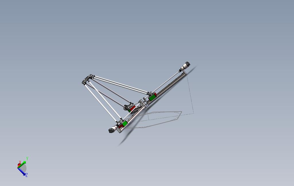 并联机构1 3传起来比较麻烦，所为分成三个了，solidworks 2014模型图纸免费下载 懒石网
