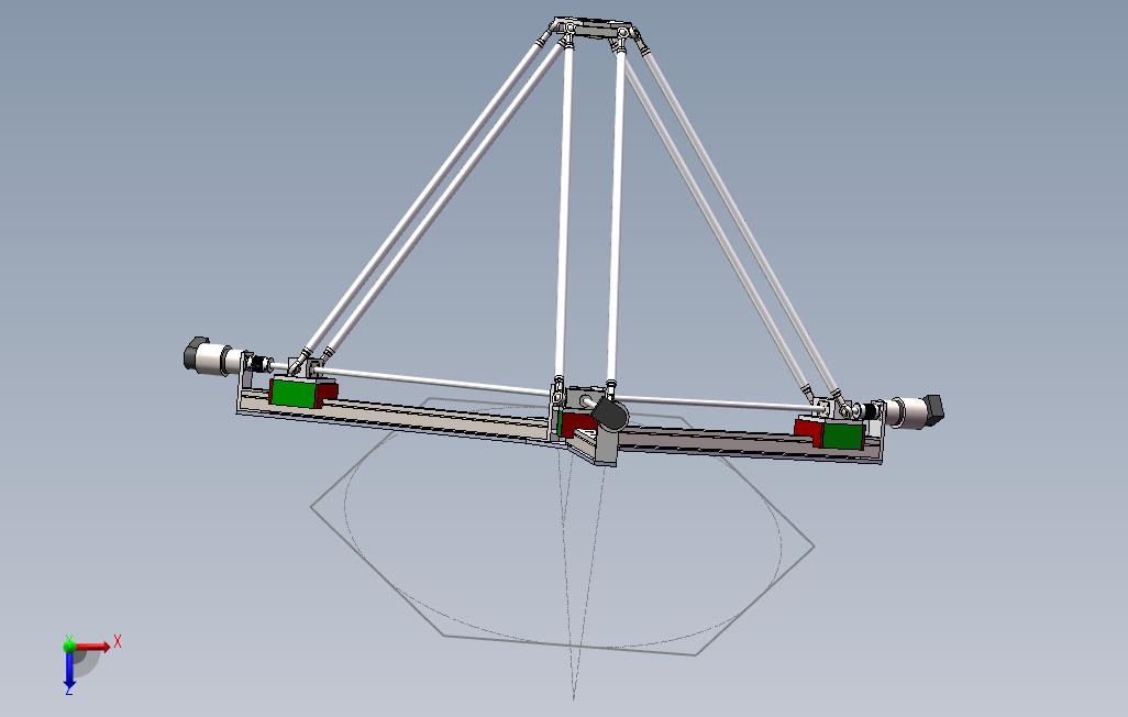并联机构1 3传起来比较麻烦，所为分成三个了，solidworks 2014模型图纸免费下载 懒石网