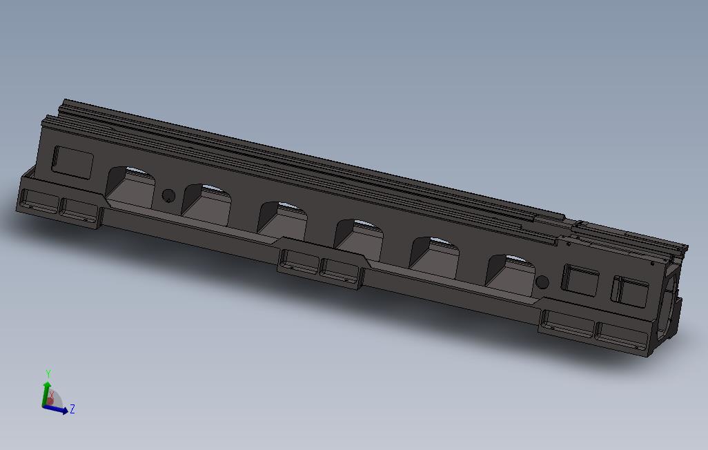 数控车床床体及生产设计用途solidworks 2013模型图纸免费下载 懒石网