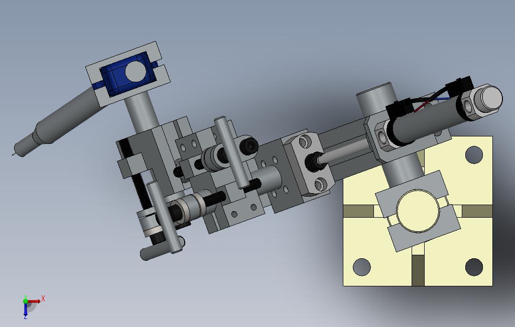 火炬安装装置solidworks 2011模型图纸免费下载 懒石网