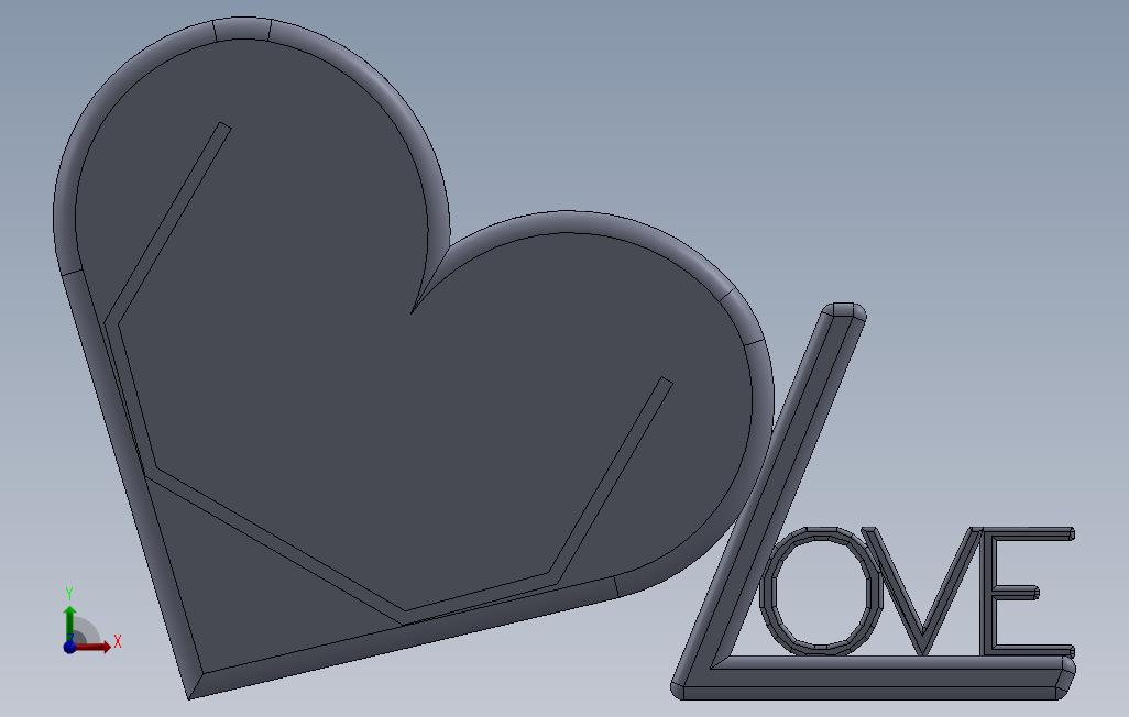爱的笔筒solidworks 2013模型图纸免费下载 懒石网