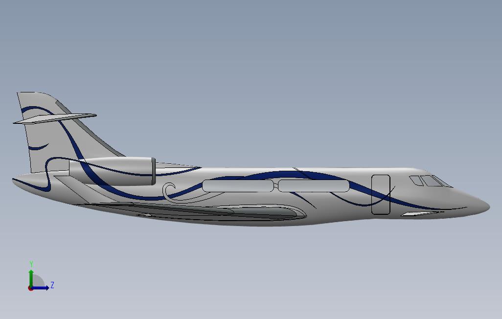 猎鹰HTV-2号超音速飞机_SOLIDWORKS 2013_模型图纸免费下载 – 懒石网