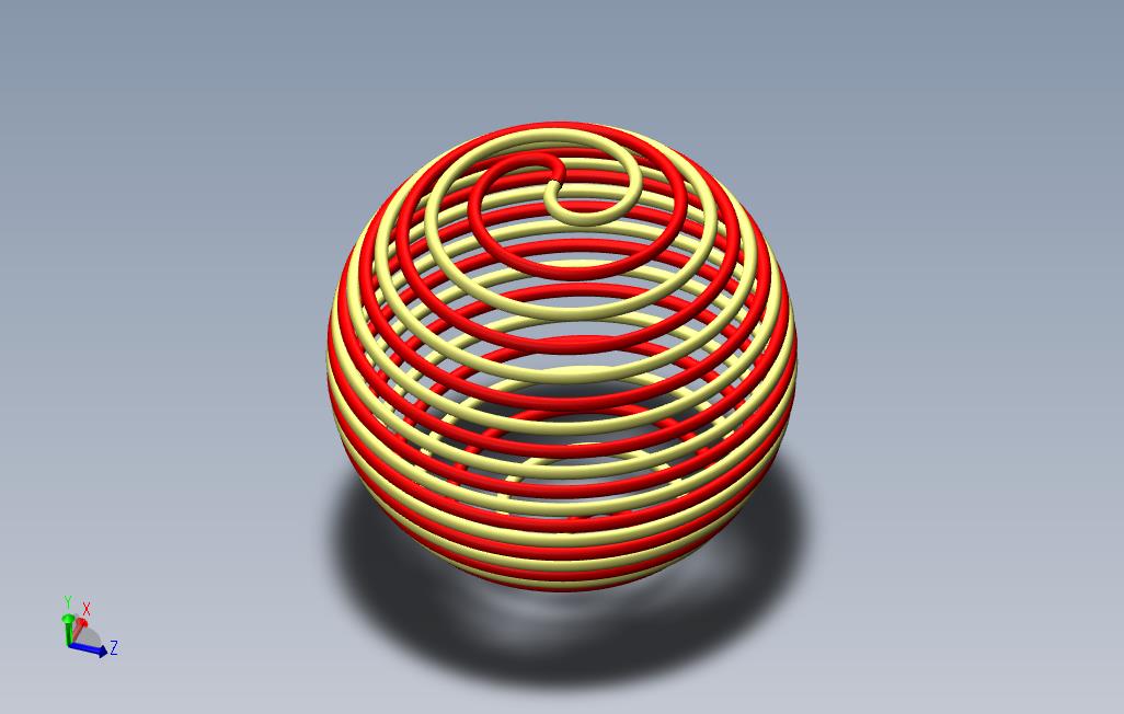 球形弹簧 Solidworks 2012 模型图纸免费下载 懒石网