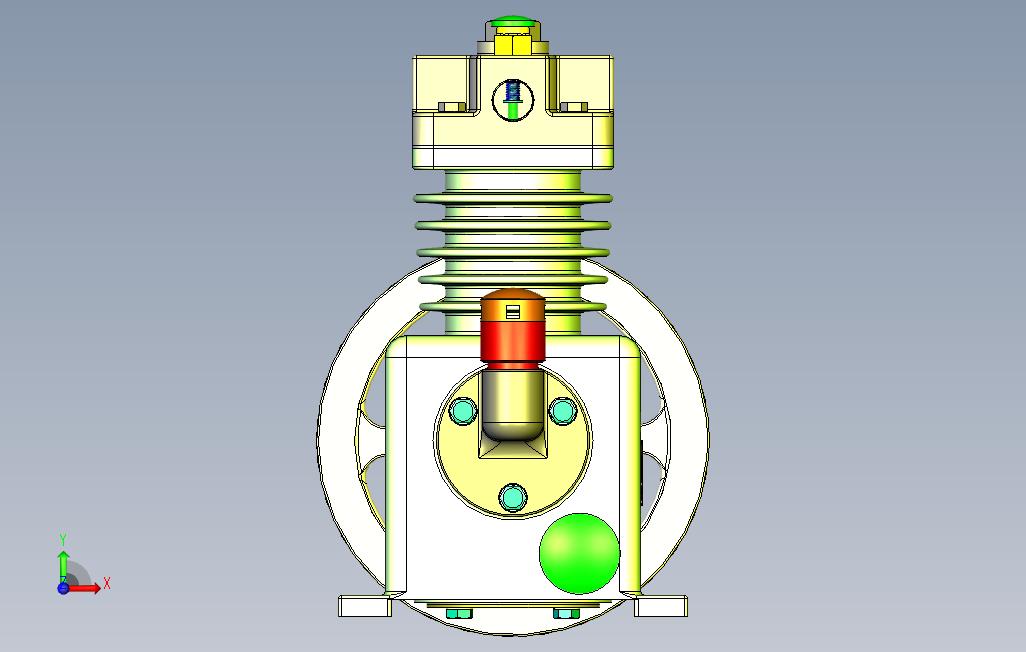 空气压缩机Compressor_SOLIDWORKS 2009_模型图纸免费下载 – 懒石网