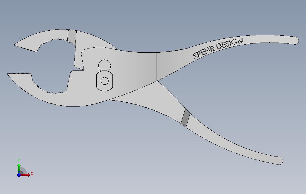 老虎钳solidworks 2011模型图纸免费下载 懒石网