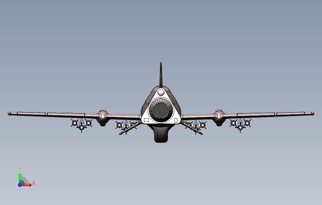 航空战斗飞行器3d模型下载solidworks 2011模型图纸免费下载 懒石网