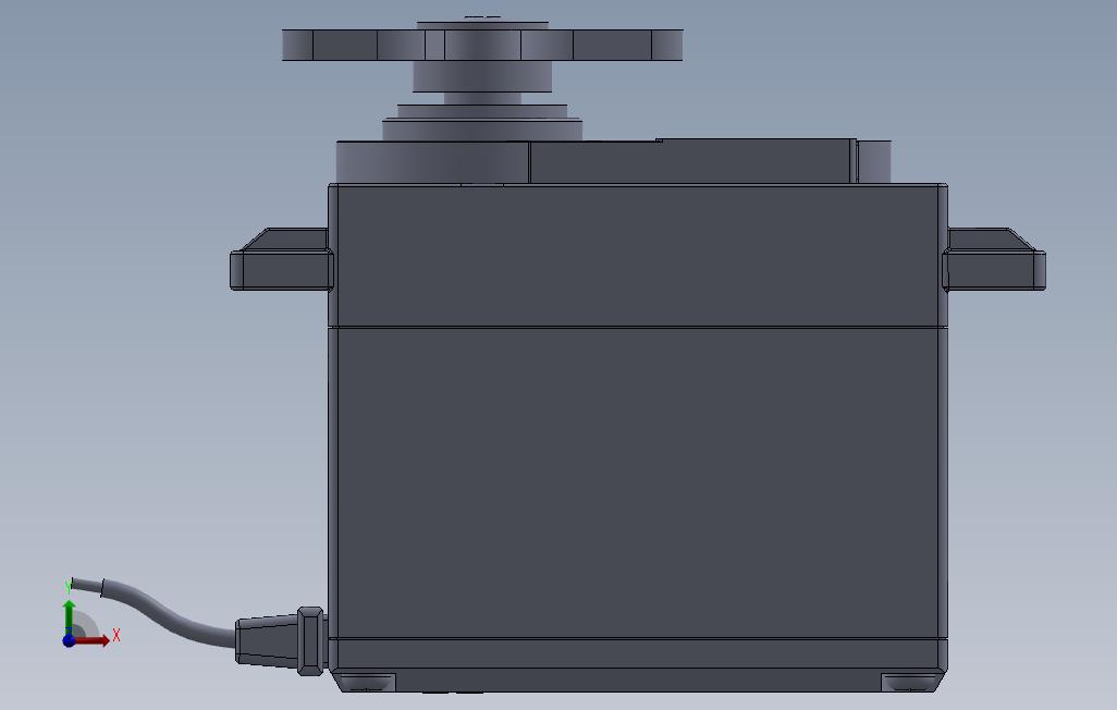 舵机solidworks 2013模型图纸免费下载 懒石网