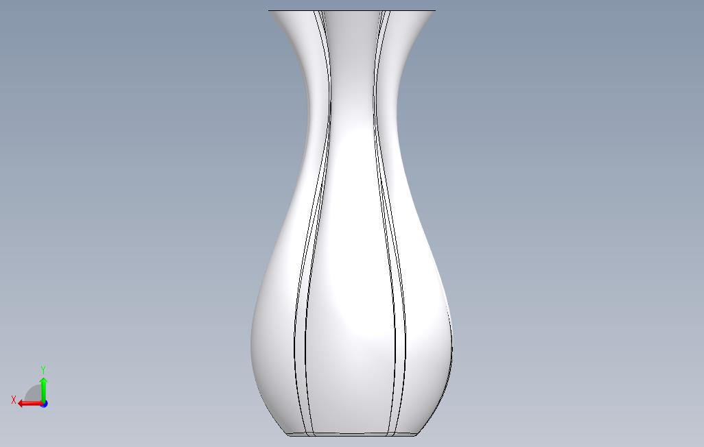 花瓶创意造型设计solidworks 2012模型图纸免费下载 懒石网