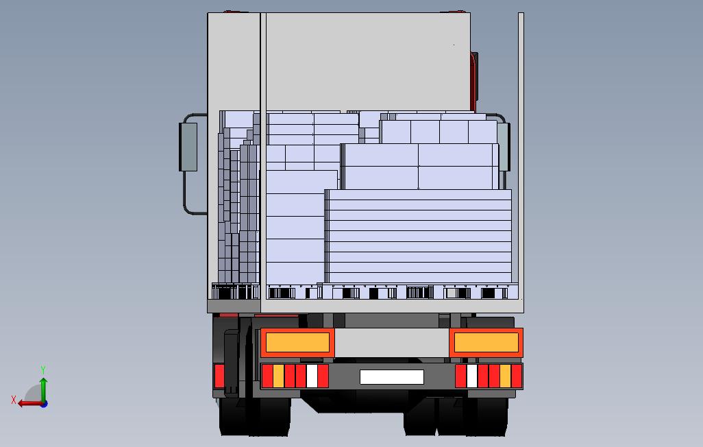 装箱卡车_SOLIDWORKS 2012_模型图纸免费下载 – 懒石网