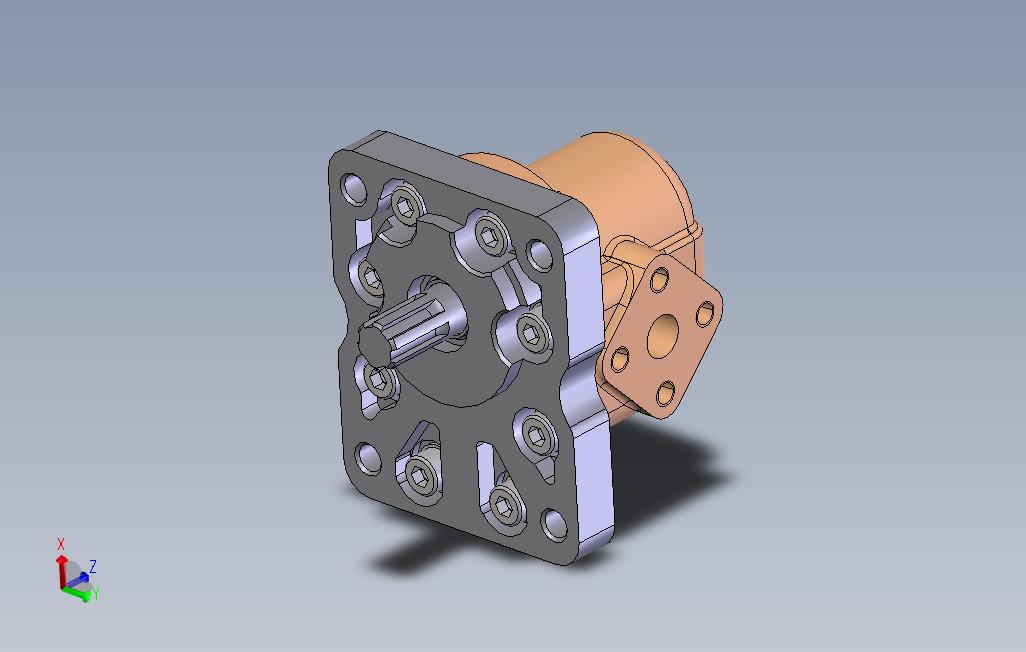 齿轮油泵solidworks 2012模型图纸免费下载 懒石网