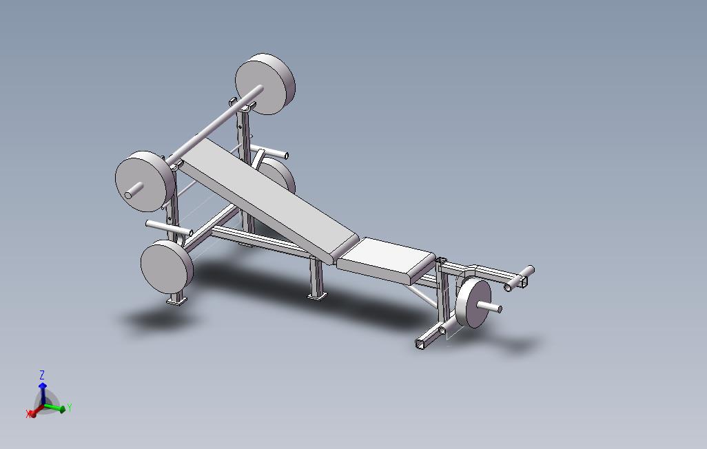 1健身器材solidworks 2013模型图纸免费下载 懒石网
