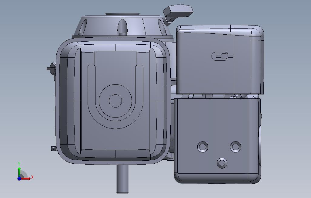 1柴油发动机 Solidworks 2012 模型图纸免费下载 懒石网