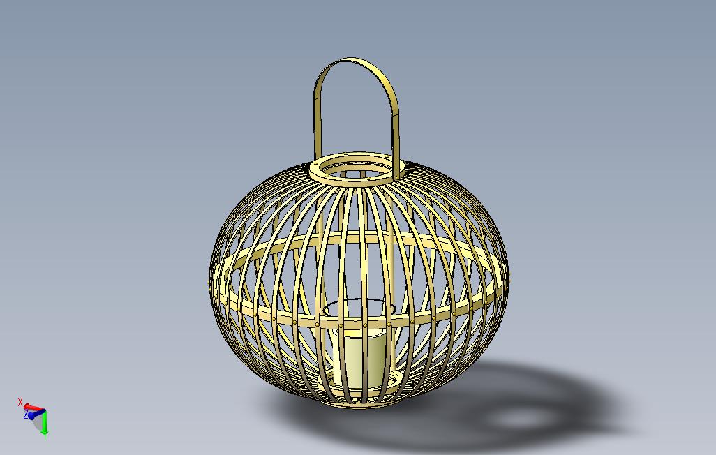 4灯笼solidworks 2011模型图纸免费下载 懒石网