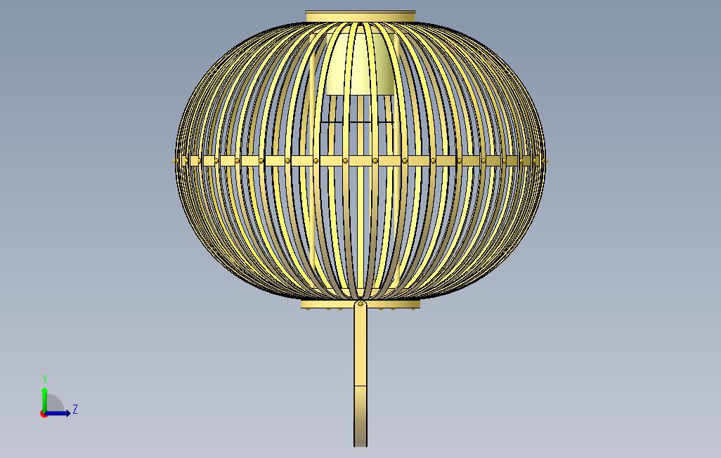 4灯笼solidworks 2011模型图纸免费下载 懒石网