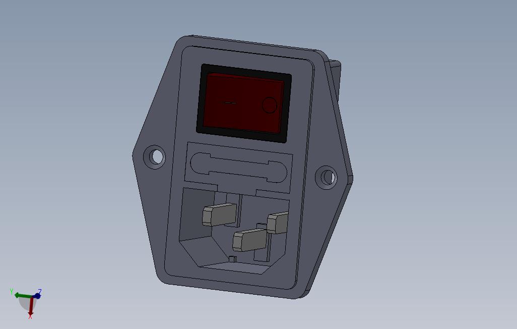 三合一组合式船型开关solidworks 2012模型图纸免费下载 懒石网