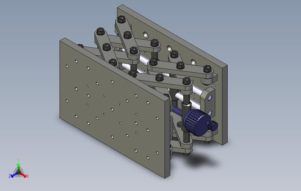 剪式升降台_STEP_模型图纸免费下载 – 懒石网