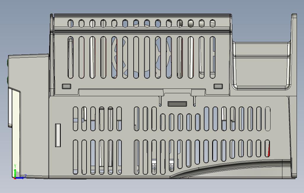 台达B2系列伺服驱动器3D模型（D尺寸）_IGES_模型图纸免费下载 – 懒石网