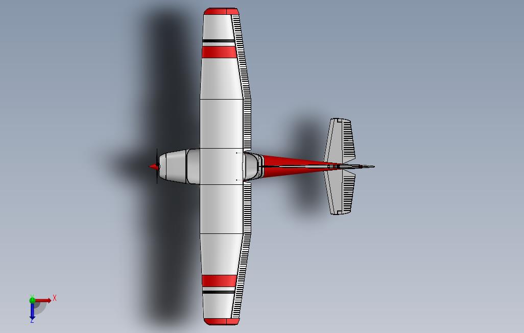 塞斯纳飞机solidworks 2011模型图纸免费下载 懒石网