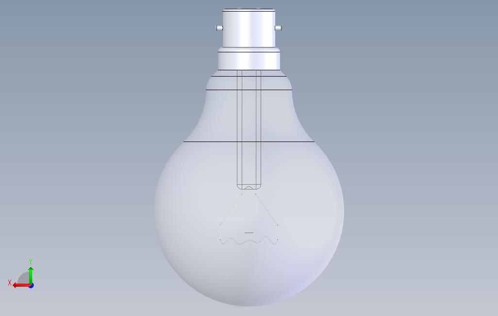 灯泡solidworks 2009模型图纸免费下载 懒石网