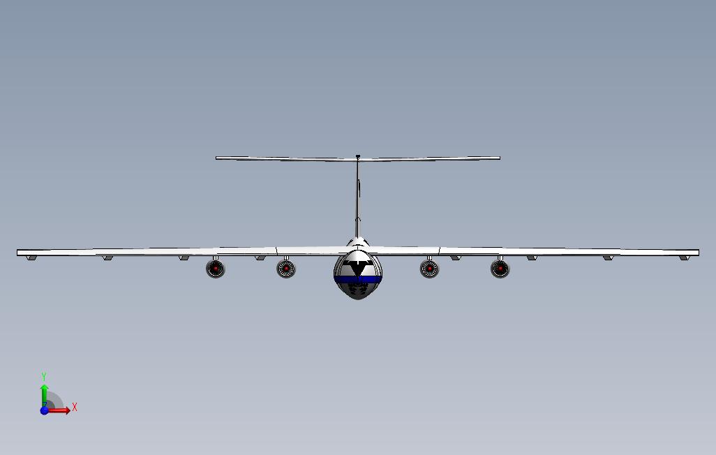 伊柳辛II-76飞机__模型图纸免费下载 – 懒石网