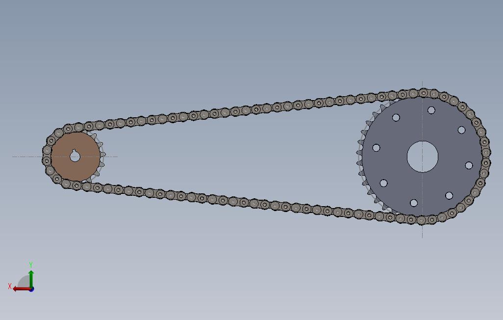 传动链55间距solidworks 2018模型图纸免费下载 懒石网