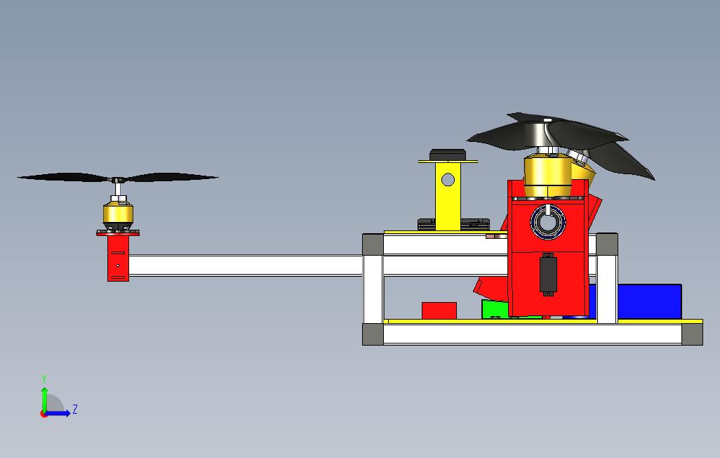 倾斜转子UAV_STEP_模型图纸免费下载 – 懒石网