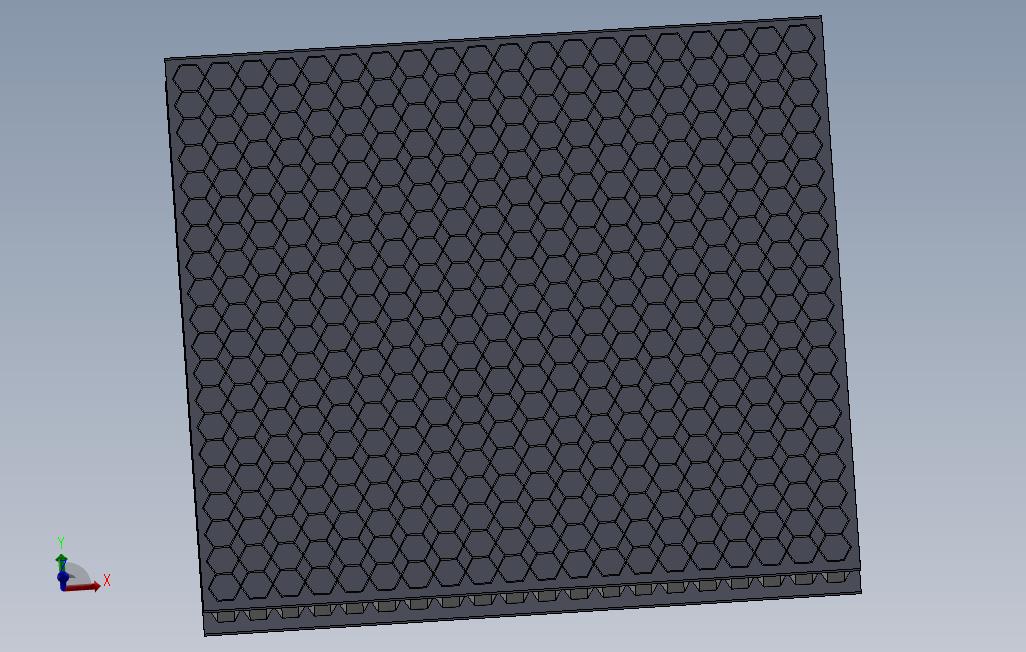 蜂窝夹芯板 Solidworks 2012 模型图纸免费下载 懒石网