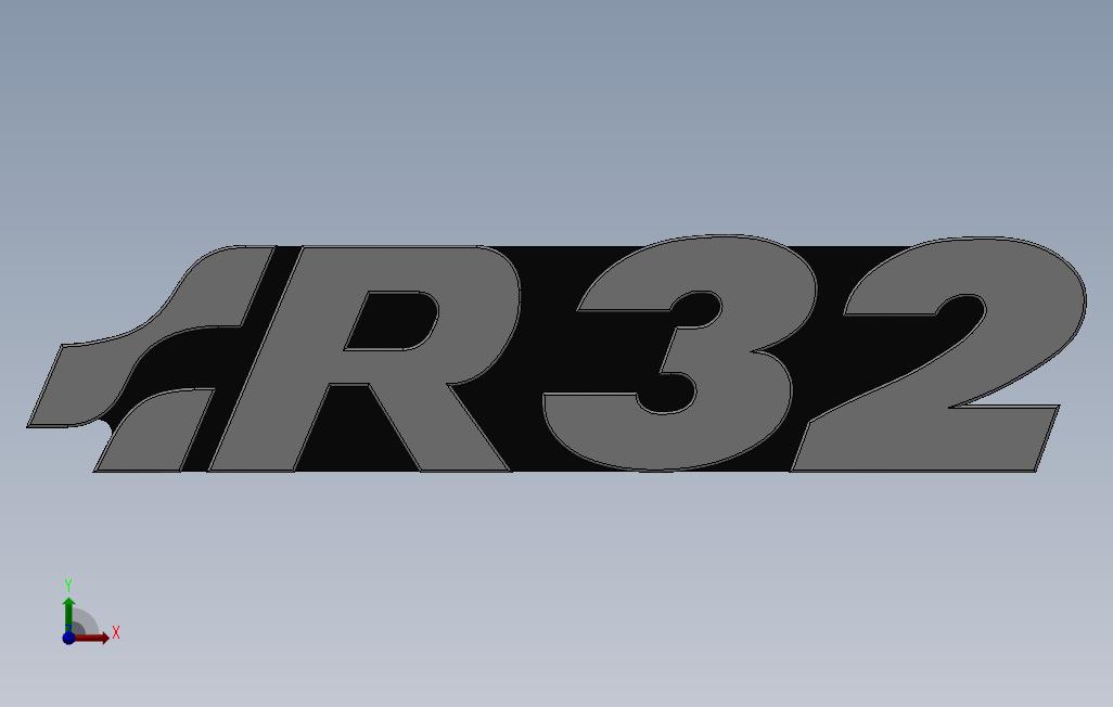 R32标志_SOLIDWORKS 2017_模型图纸免费下载 – 懒石网