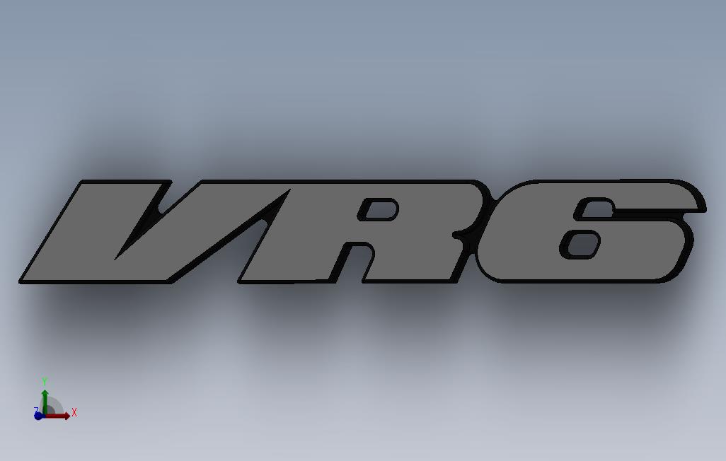 VR6标志_SOLIDWORKS 2017_模型图纸免费下载 – 懒石网