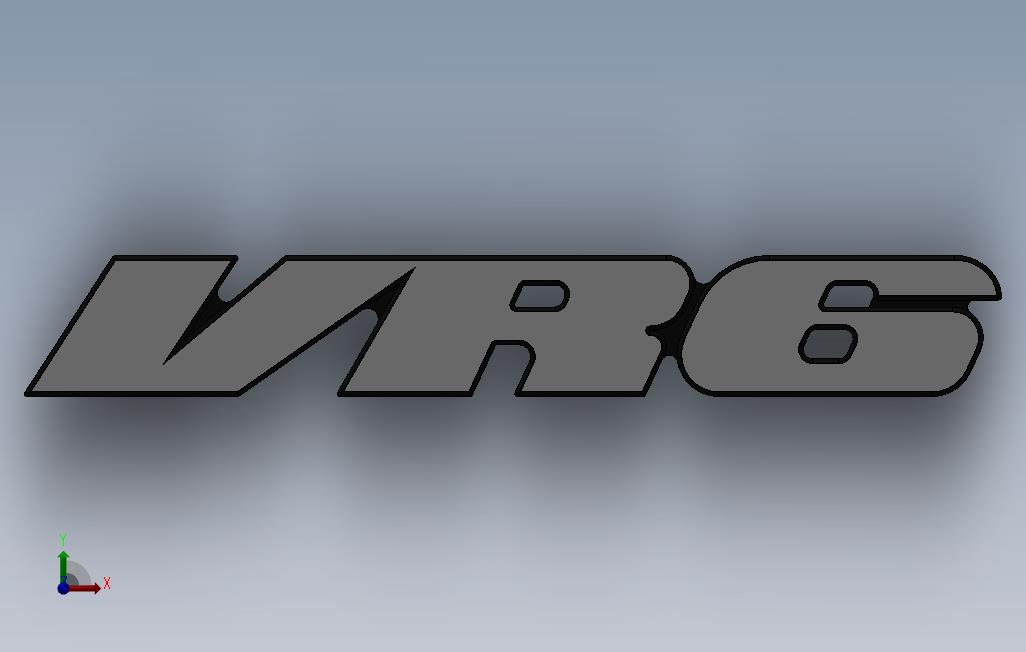 VR6标志_SOLIDWORKS 2017_模型图纸免费下载 – 懒石网