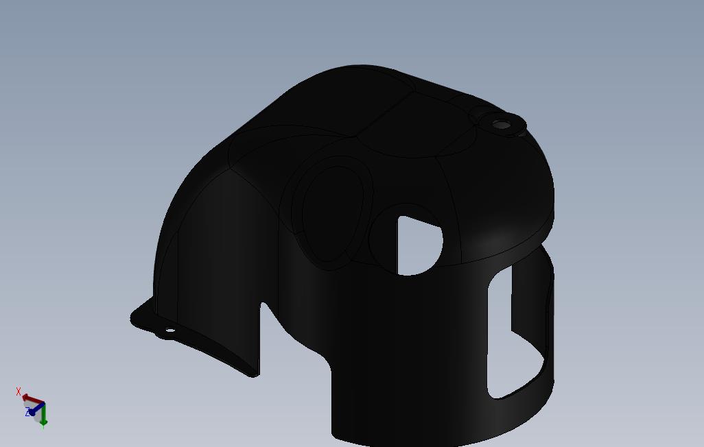 头部整流罩solidworks 2016模型图纸免费下载 懒石网