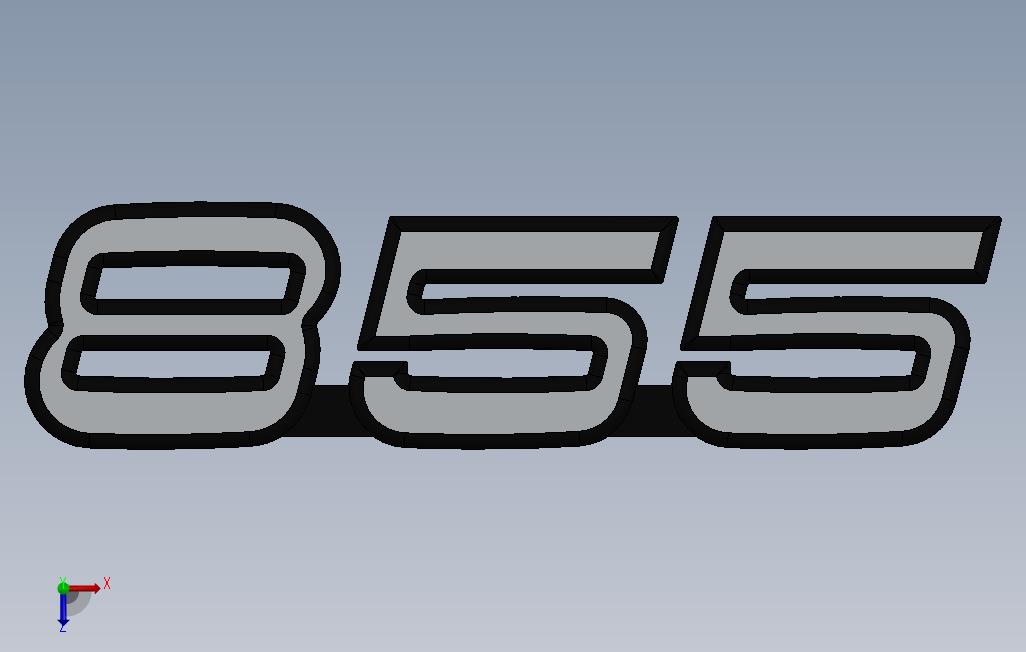 沃尔沃855后备箱标志_SOLIDWORKS 2015_模型图纸免费下载 – 懒石网