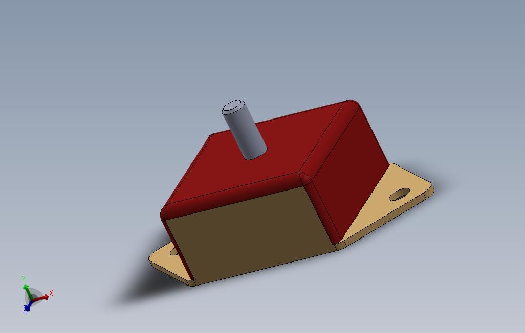 能量悬挂电机支座solidworks 2016模型图纸免费下载 懒石网