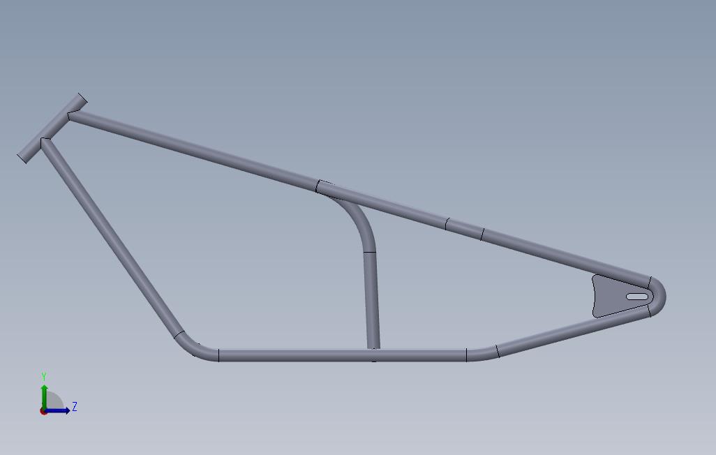 自行车底盘solidworks 2016模型图纸免费下载 懒石网