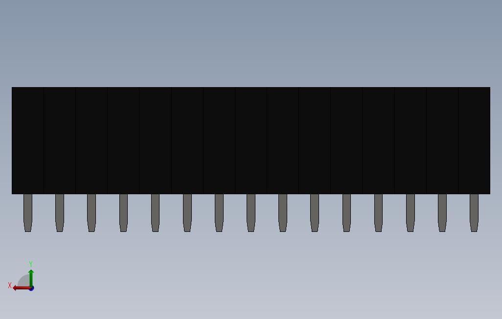 Arduino纳米头1x15x1solidworks 2014模型图纸免费下载 懒石网