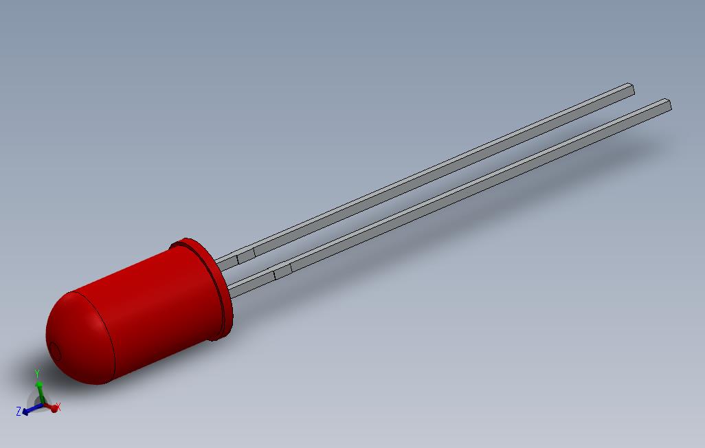 LED红色5毫米_SOLIDWORKS 2015_模型图纸免费下载 – 懒石网