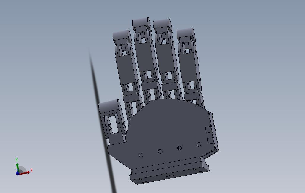 手指设计solidworks 2016模型图纸免费下载 懒石网