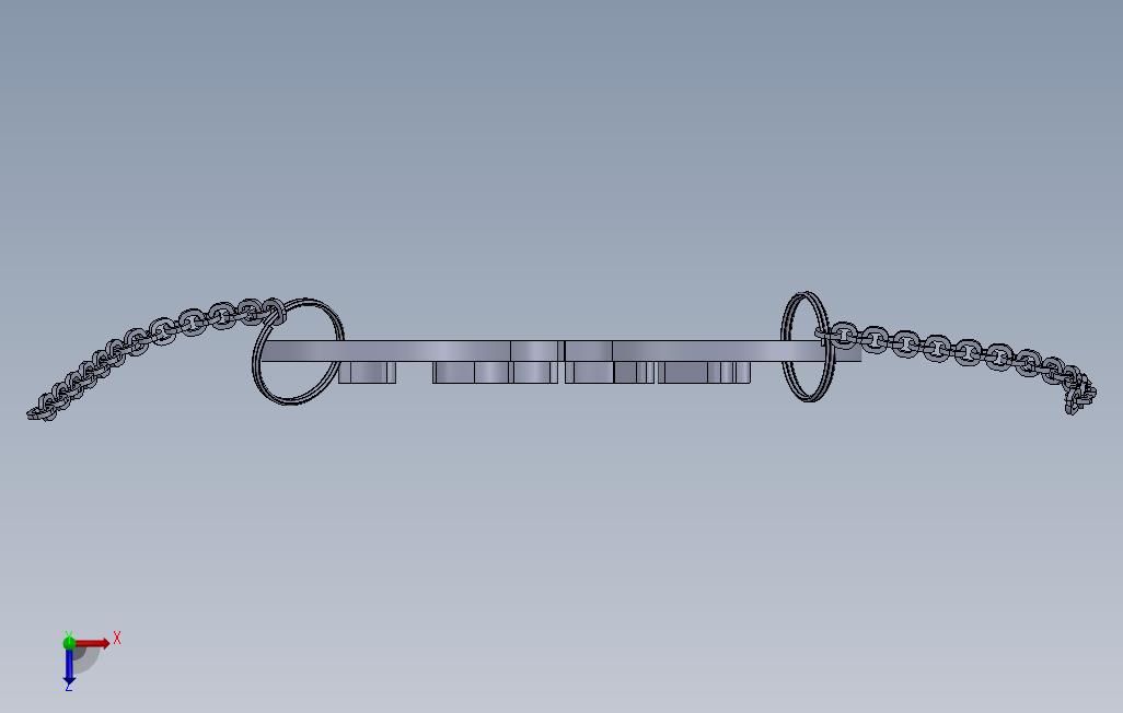 美丽的钥匙串_SOLIDWORKS 2017_模型图纸免费下载 – 懒石网