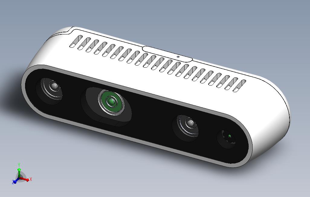 英特尔实感D435摄像机_SOLIDWORKS 2016_模型图纸免费下载 – 懒石网