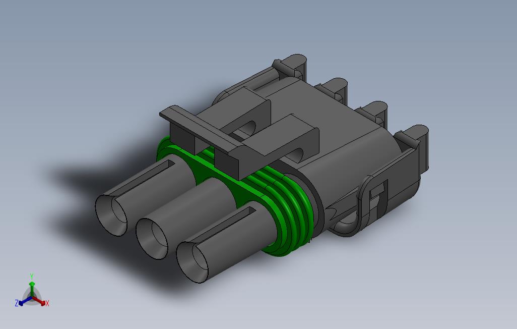 Delphi连接器_SOLIDWORKS 2011_模型图纸免费下载 – 懒石网
